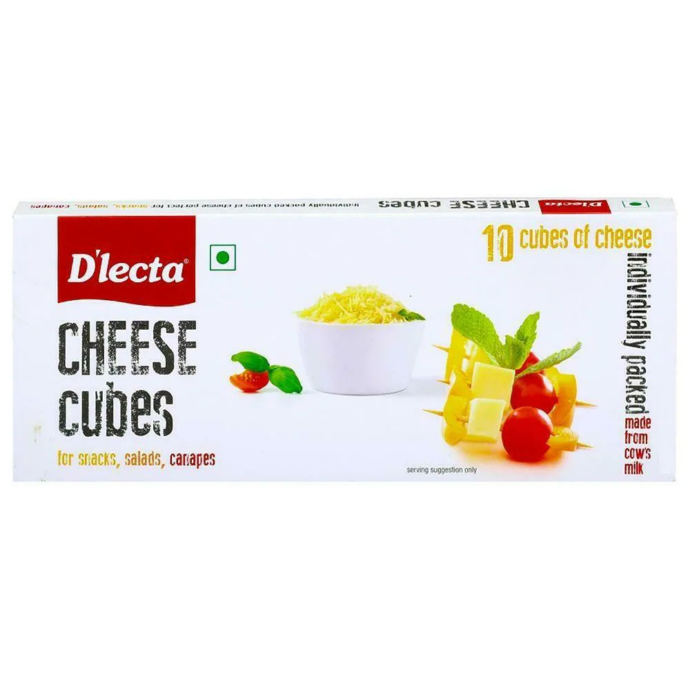 D'lecta Cheddar Cheese Cubes 200g